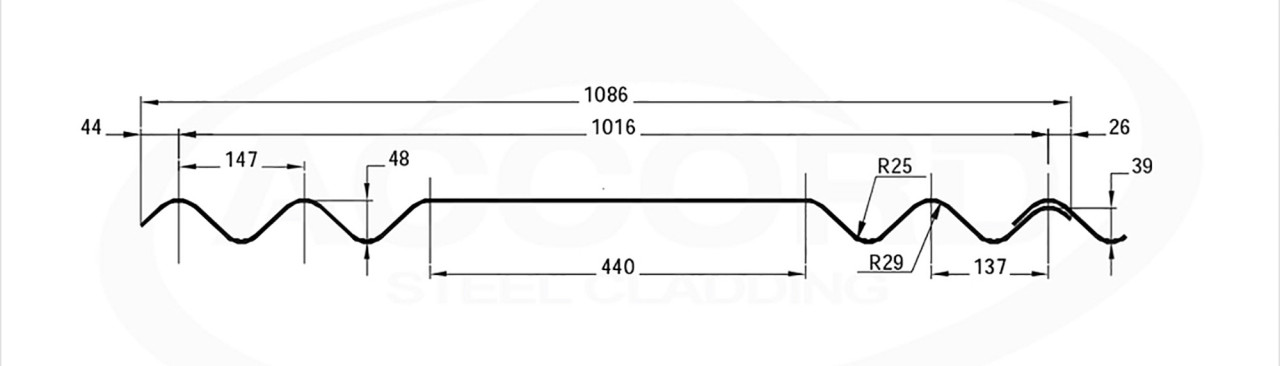 Asbestos Profile GRP Sheets - Accord Steel Cladding Ltd